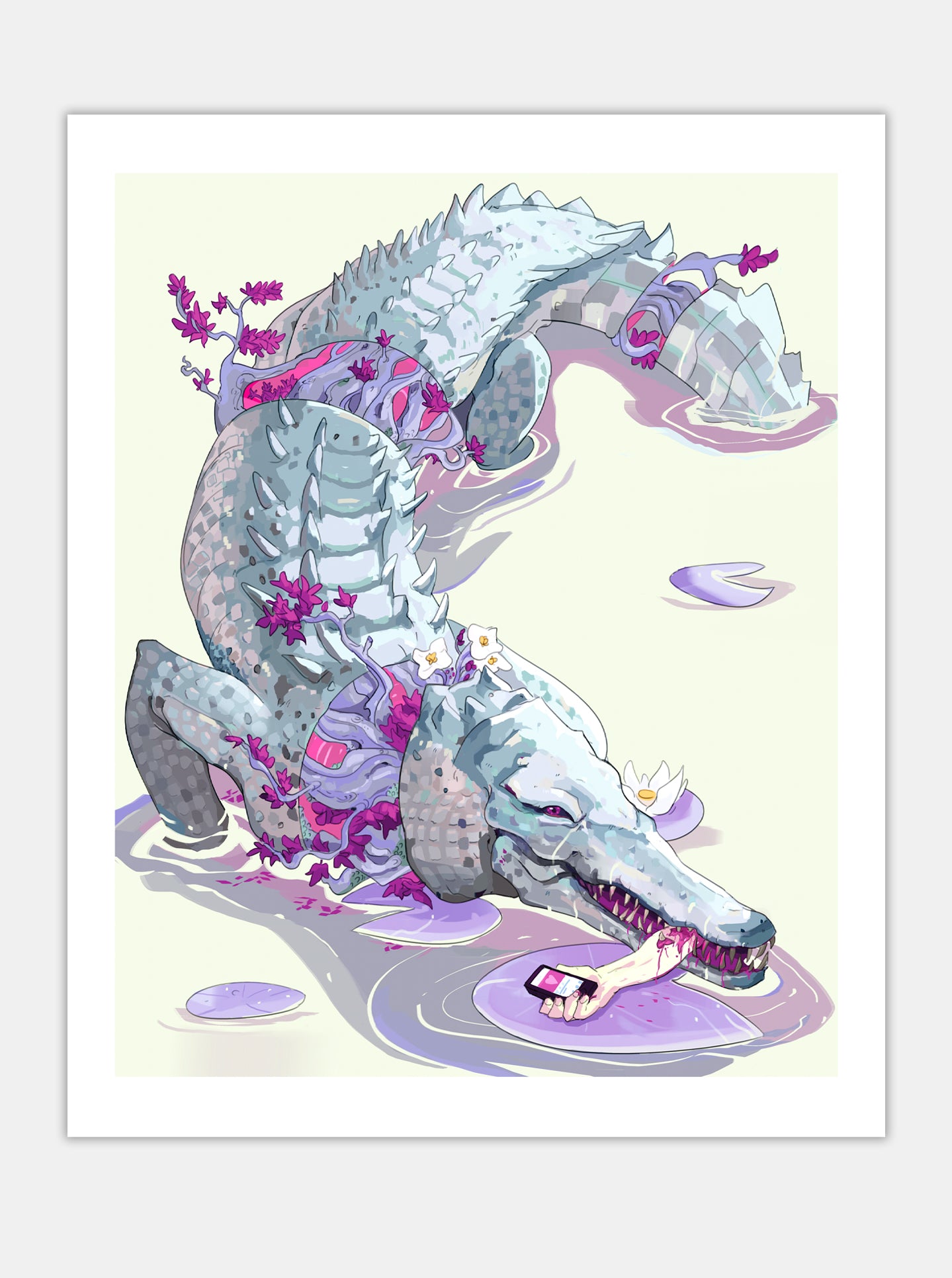 "CROC" Print – Orbital Bloom