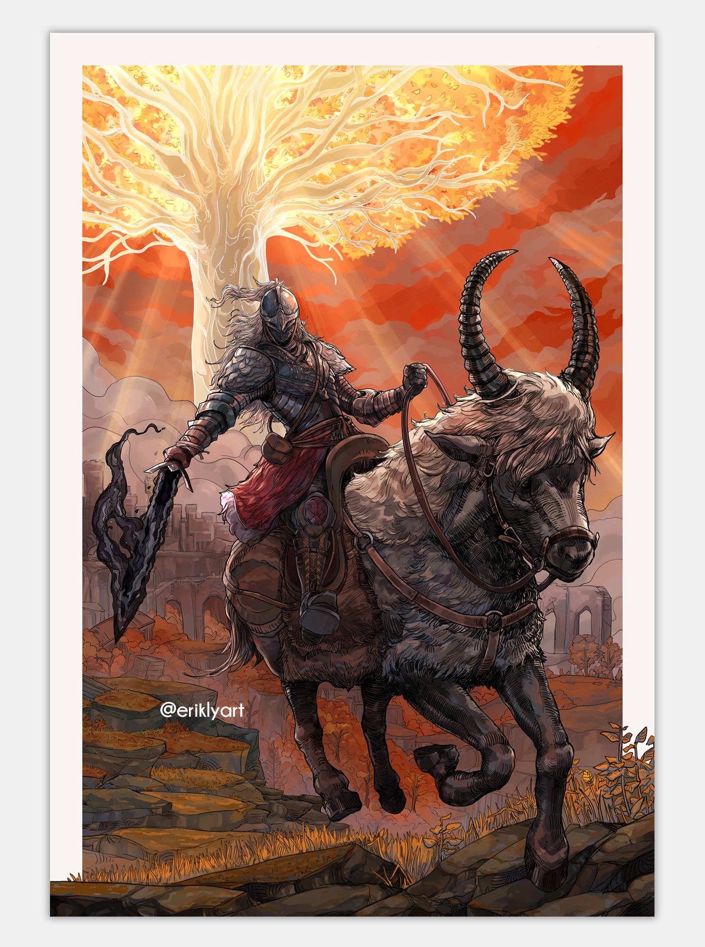 "ROAD TO THE ELDEN THRONE" Print – Orbital Bloom